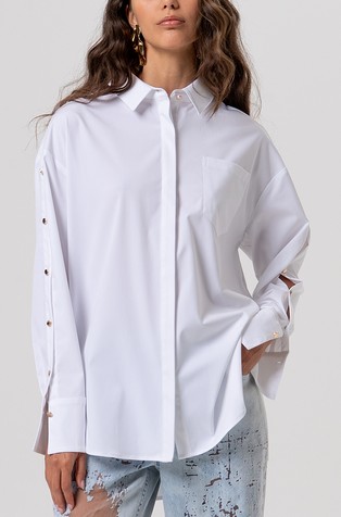 Oversized fit srajca iz poplina | FRACOMINA | emporium.si