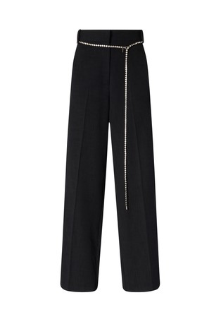 Široke hlače z dekorativnim pasom | PINKO | emporium.si