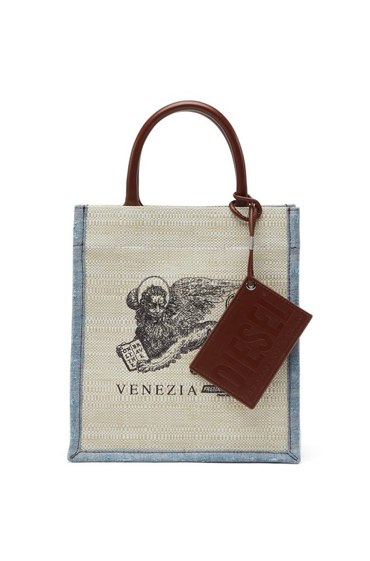 Fashion Show majhna torbica iz sintetične rafije | DIESEL | emporium.si