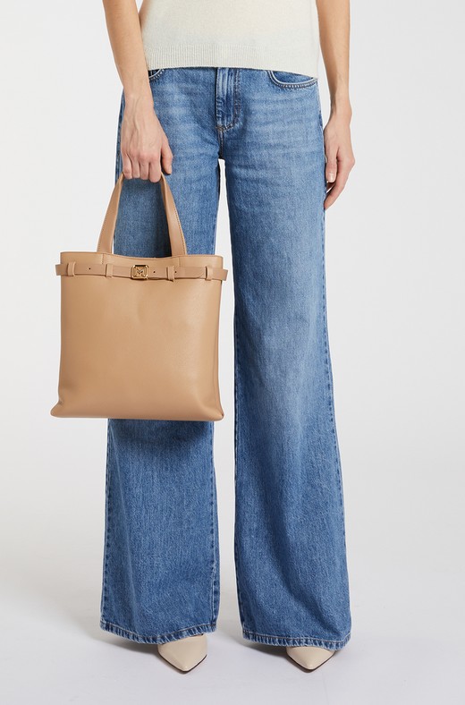 Medium tote bag with strap detail | MARELLA | emporium.si